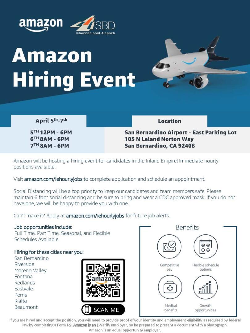 Amazon Hiring Event - Greater Coachella Valley Chamber of Commerce