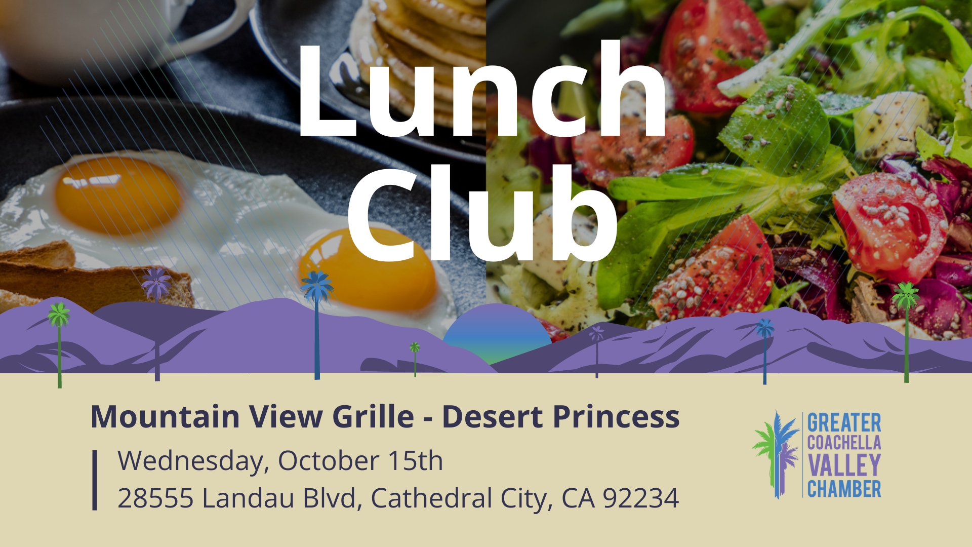 Lunch Club | Mountain View Grille - Desert Princess - Greater Coachella ...